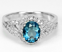 Perbedaan Batu Blue Topaz Asli dan Palsu