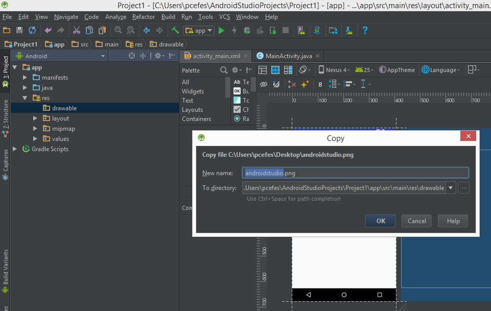 Cara Insert Gambar di Aplikasi Dengan Android Studio - EFESCOM