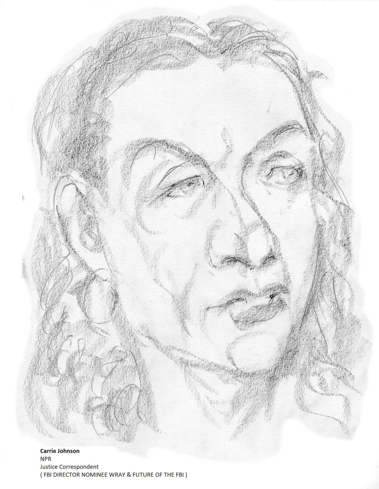 daily drawings: Carrie Johnson