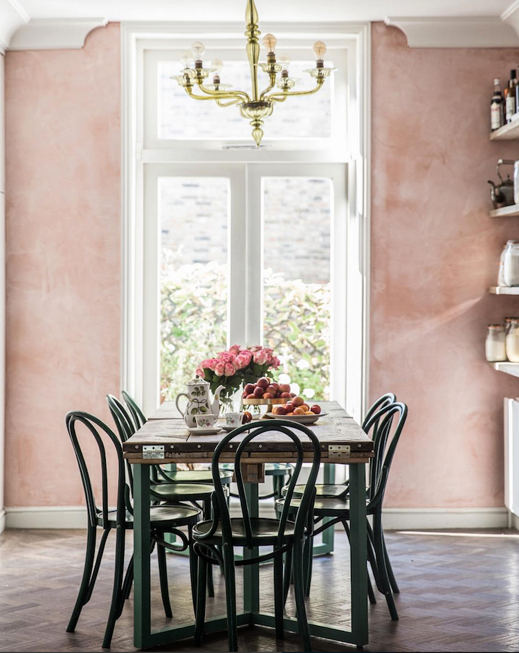 my scandinavian home: An Eye-catching Plaster Wall In A Swedish Home