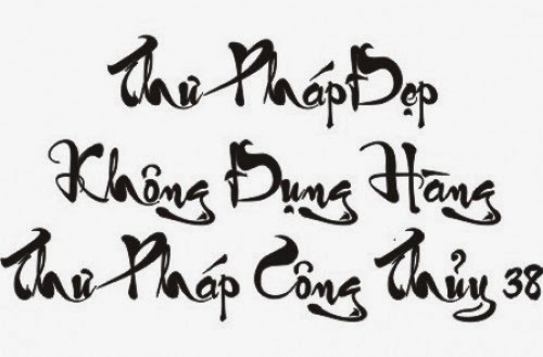 Fonts Thư Pháp Đẹp Việt Nam_Fonts Độc Quyền