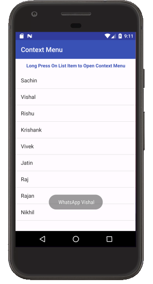 Kotlin For Android Context Menu Using Kotlin In Android