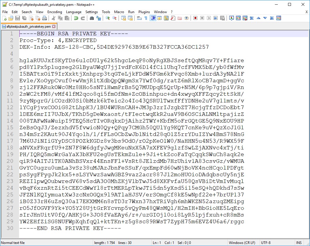 Integration Stuff Setting Up Sftp Public Key Authentication