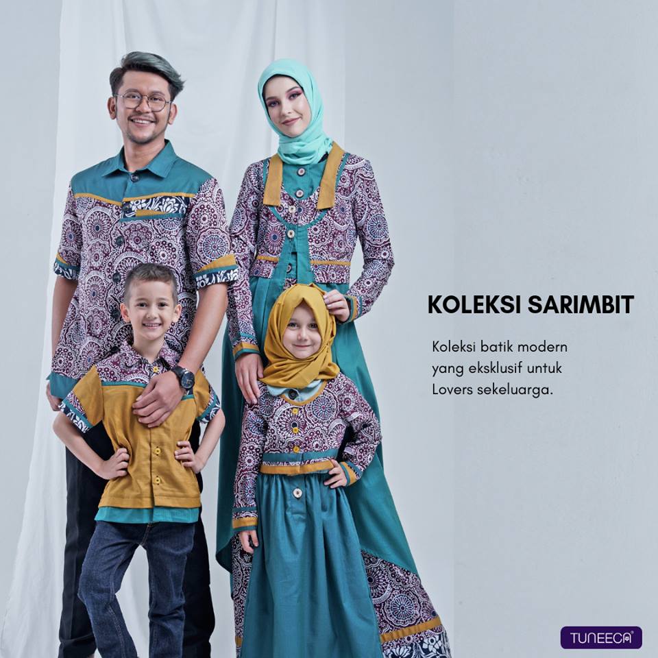 KOLEKSI SARIMBIT PESTA BATIK TUNEECA A POSTCARD