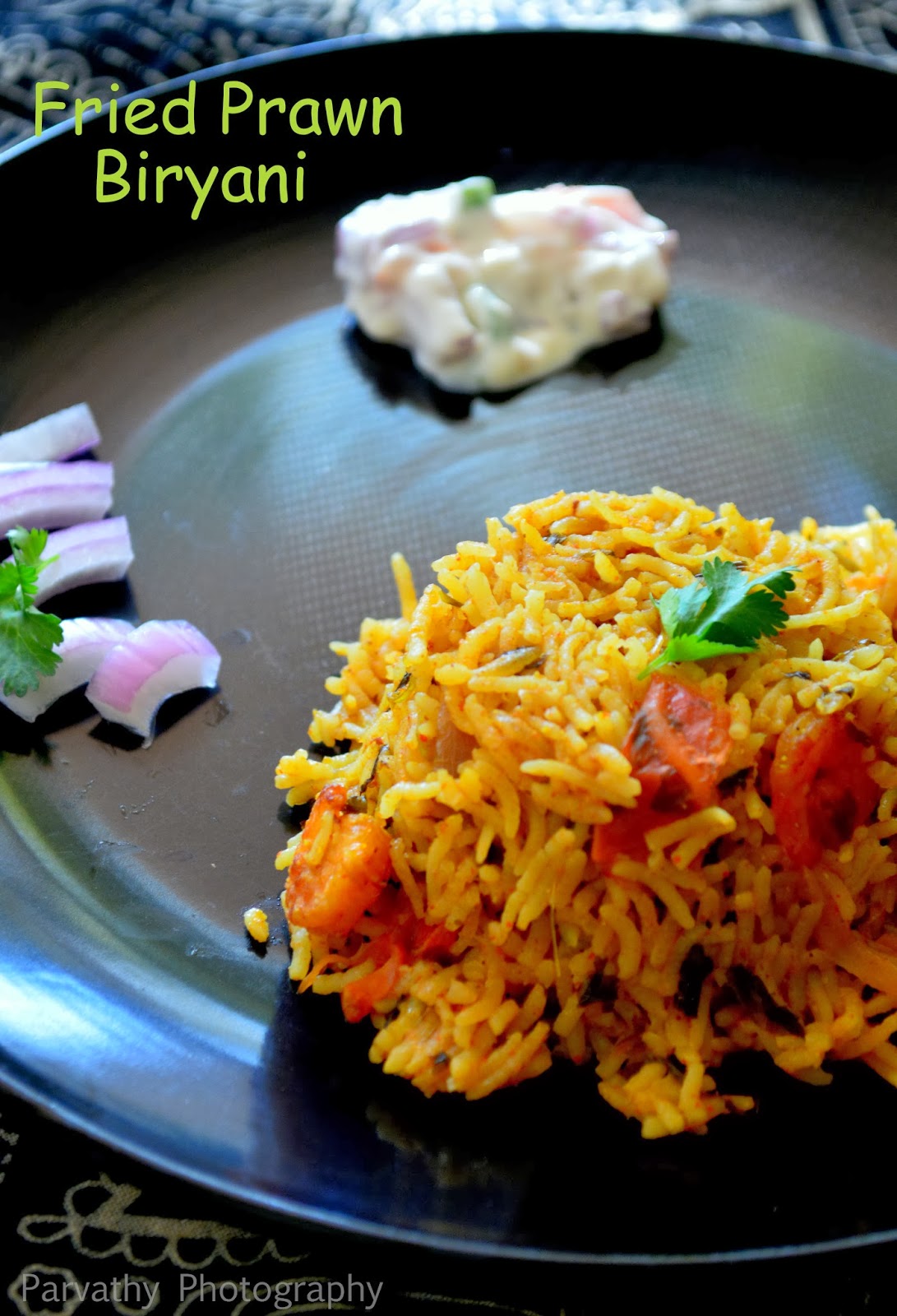 Paru's Kitchen: Fried Prawn Biryani | Shrimp Biryani | Prawn 65 Biryani