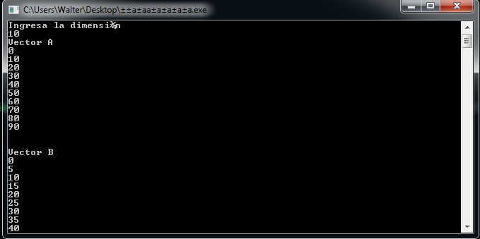 VECTORES ~ LENGUAJE DE PROGRAMACION