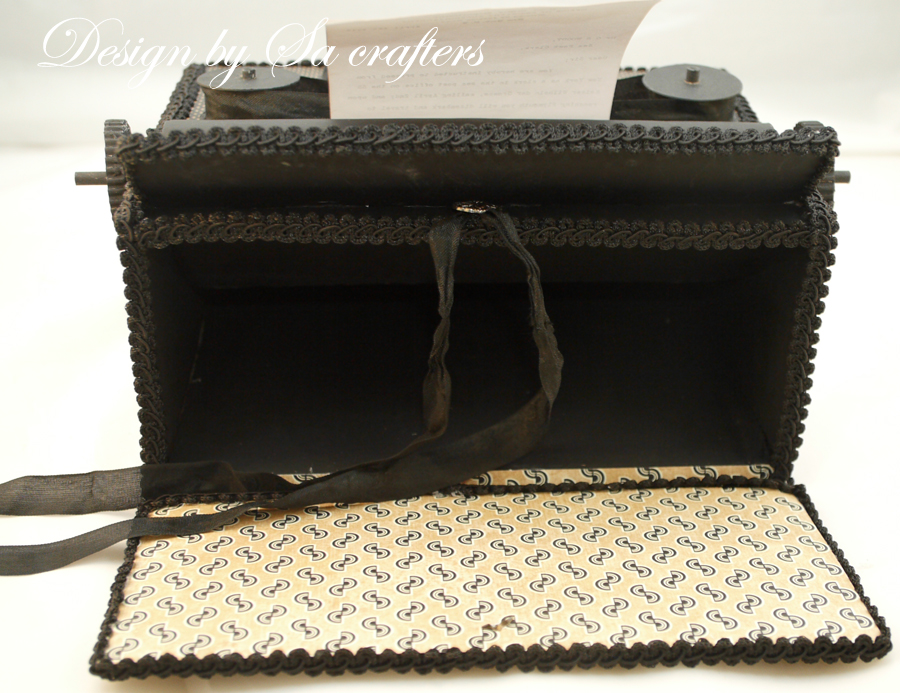 SaCrafters: cardboard typewriter