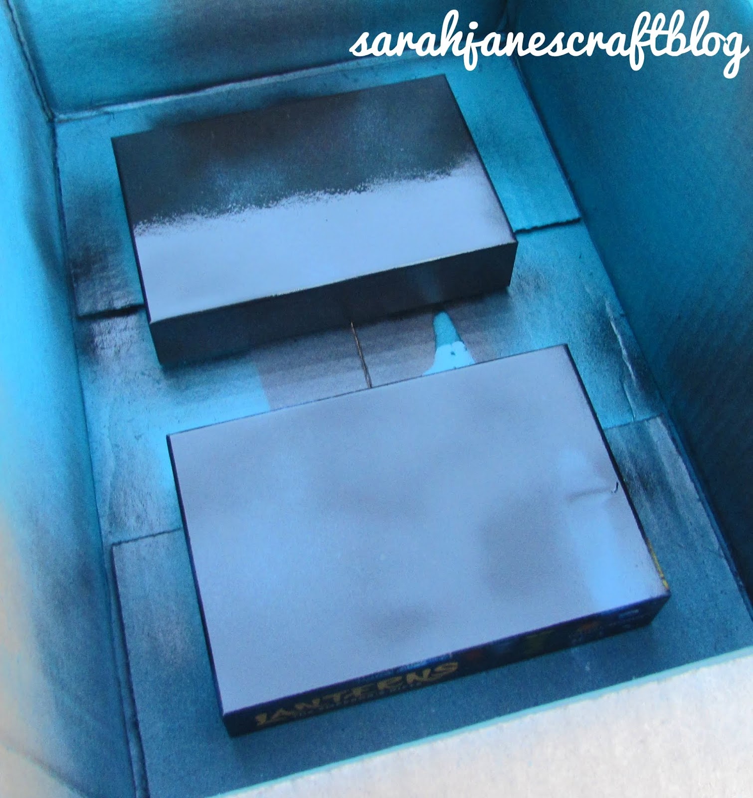 Spray Painted Decorative Boxes