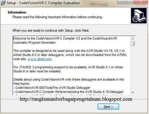 Installation CodeVisionAVR (CVAVR) - RANGKUMAN BERBAGAI PENGETAHUAN