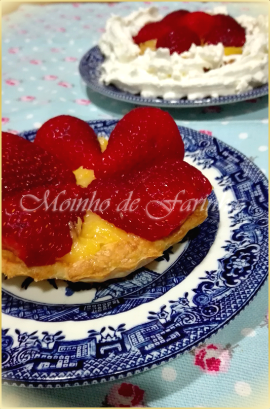 Moinho De Farinha: Tarteletes de massa folhada com creme de pasteleiro ...