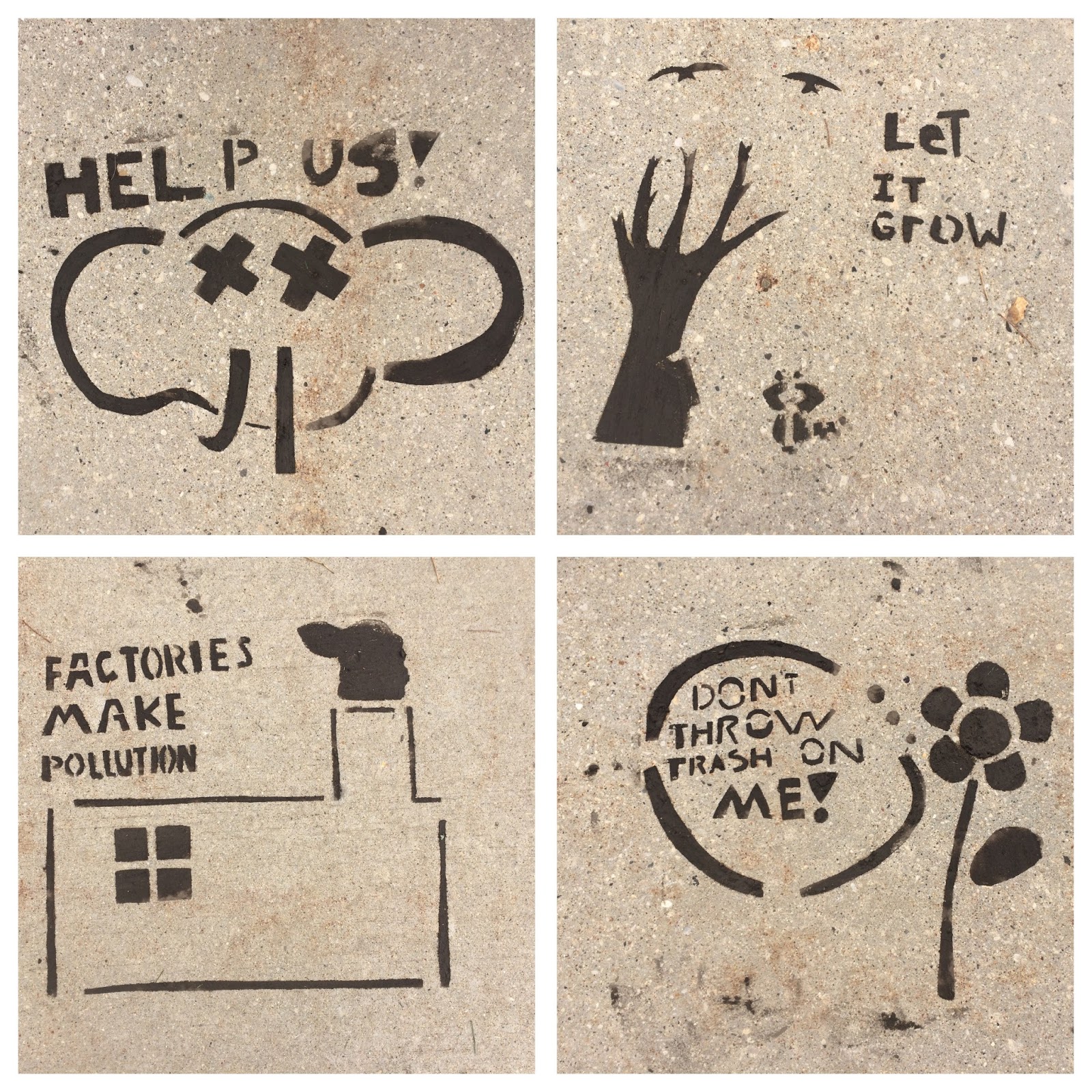 Cooper Cougar Artists: Mud Stencils