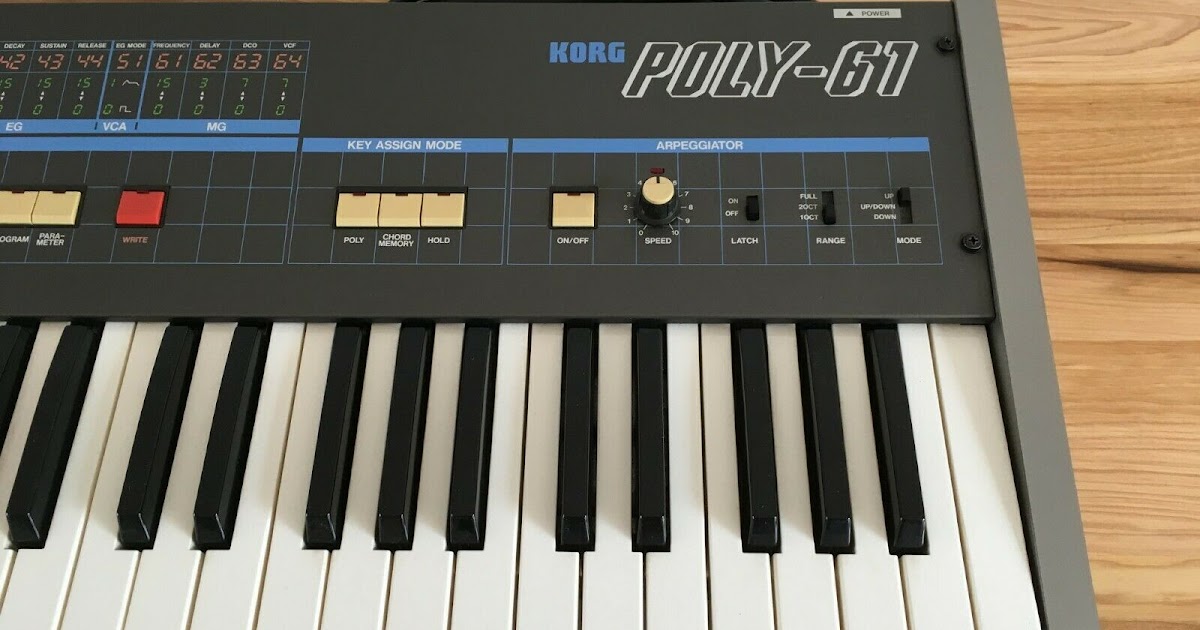 MATRIXSYNTH: KORG Poly 61 Programmable Polyphonic Synthesizer