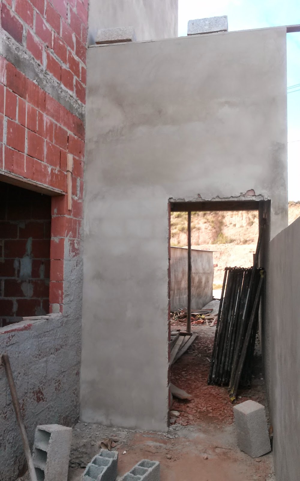 CONSTRUINDO CASAS: Reboco externo