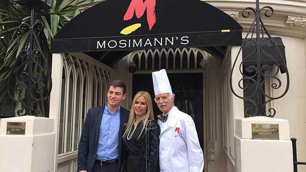 LONDON DINNER AT MOSIMANN'S