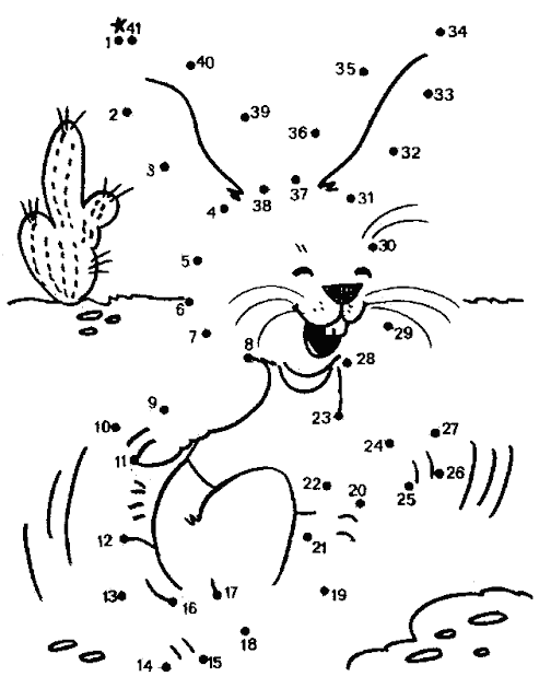 Rabbit Dot To Dot Worksheets Rabbit Dot To Dot Worksheets