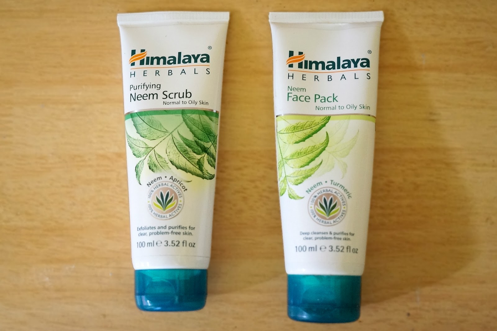 Himalaya Herbals Purifying Neem Scrub and Neem Face Pack | Review ...