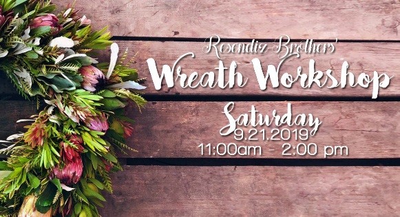 A Passion for Flowers: Event: Fall Wreath Workshop