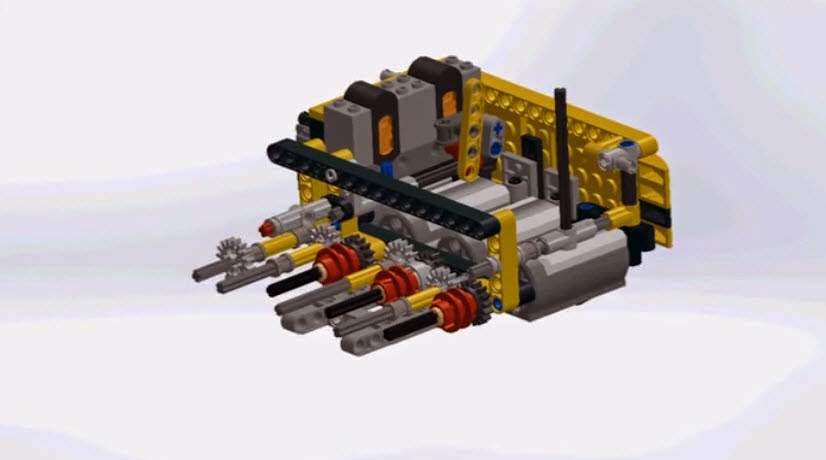 Video A Solidworks Assembly 3D Animation of Lego Technic Motorized ...