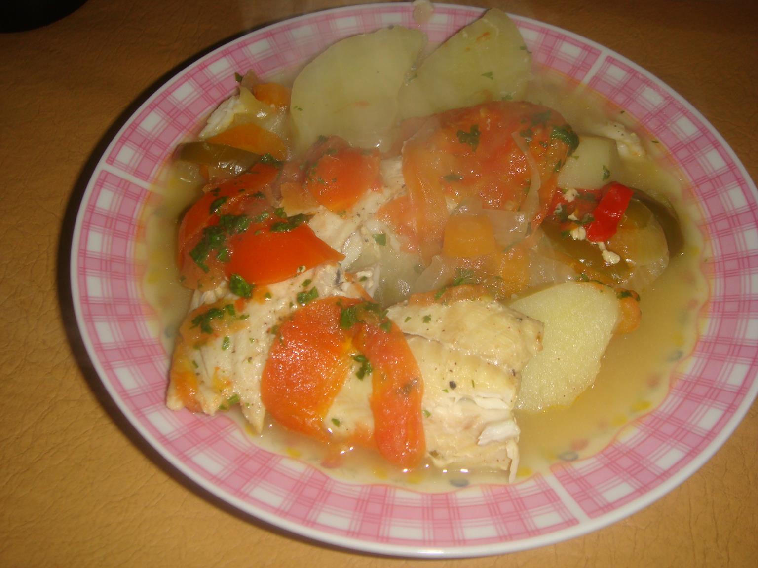 RECETAS Y ALGO MAS: CHUPIN DE PESCADO DE MAR PASO A PASO