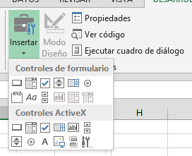 Crear un botón en Excel y una acción predefinida