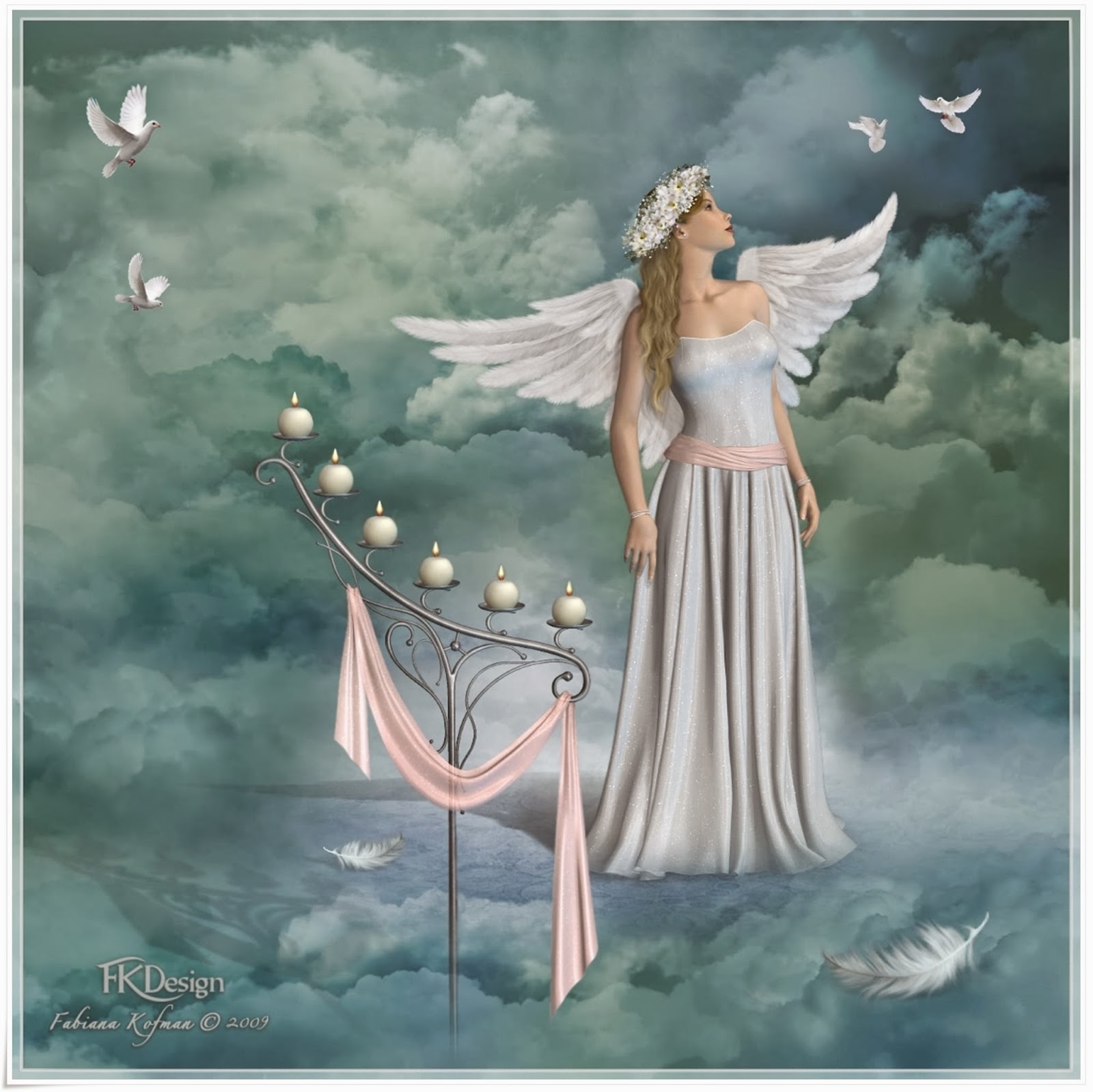 Angels and doves wallpaper - beautiful desktop wallpapers 2014