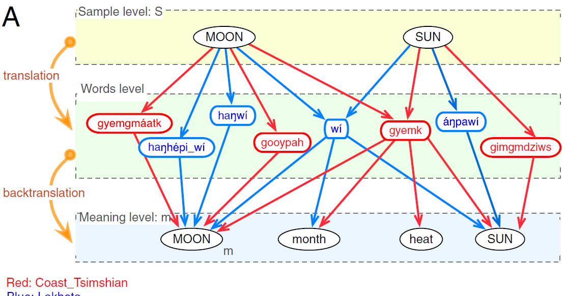 Universal Structure of human lexical semantics - Learn with Translation