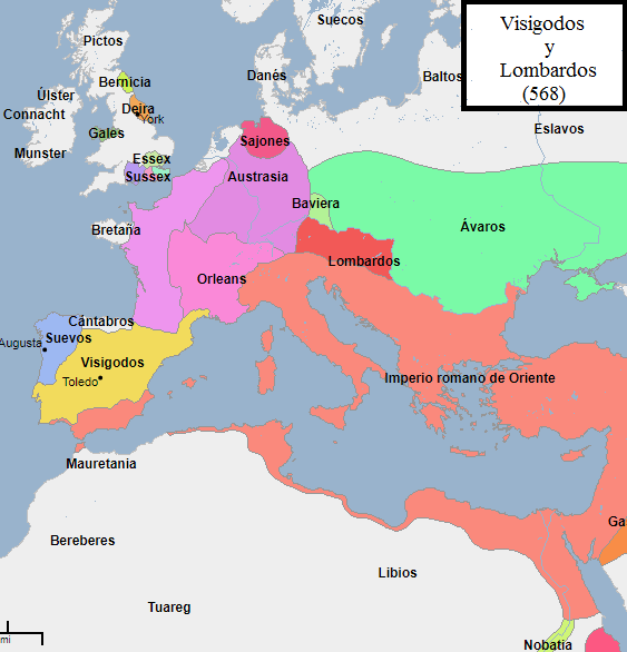 Filosofía Apuntes: Historia de los Godos (???? d. C - 568 d. C.)