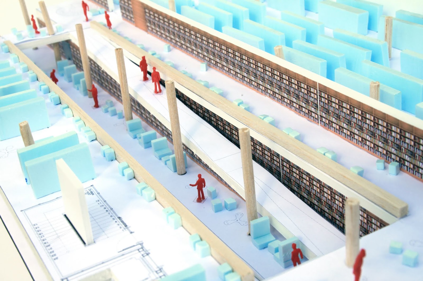 Architects for Urbanity: Varna Library Working model 1:100