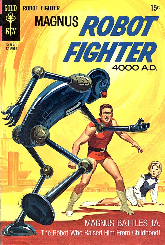 Magnus Robot Fighter #28 - non-attributed Russ Manning art, mis ...