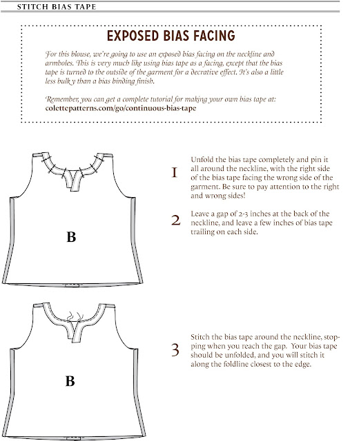 Grosgrain: Free Pattern Month Day 24 - Colette Patterns: Sorbetto Tank Top