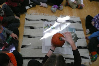 Montessori Teachings: Pumpkin Dissection