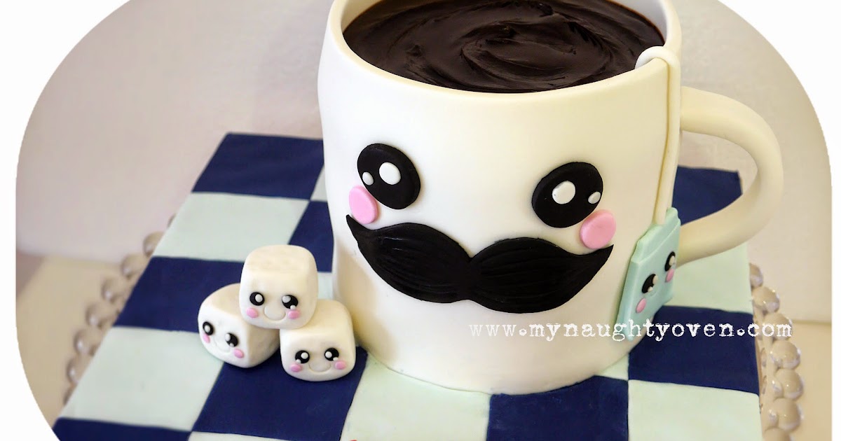 Adorable Coffee Mug Birthday Cake