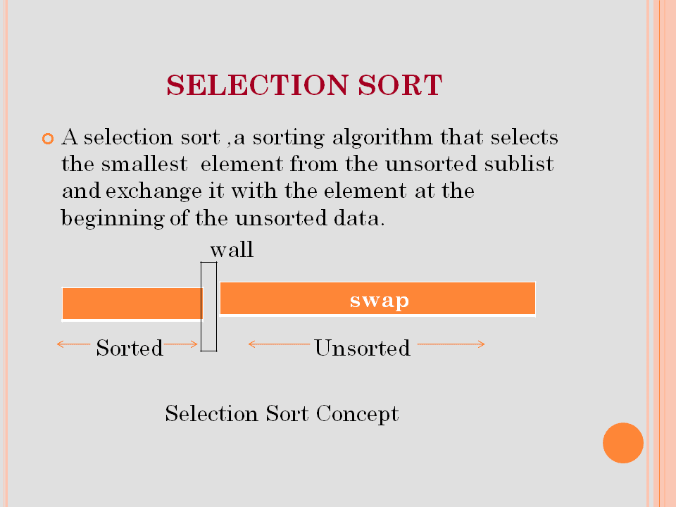 Slides: Sorting techniques - Tech Solutions