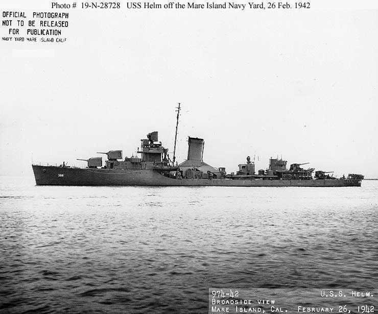 Naval Warfare: USS Helm (DD-388)