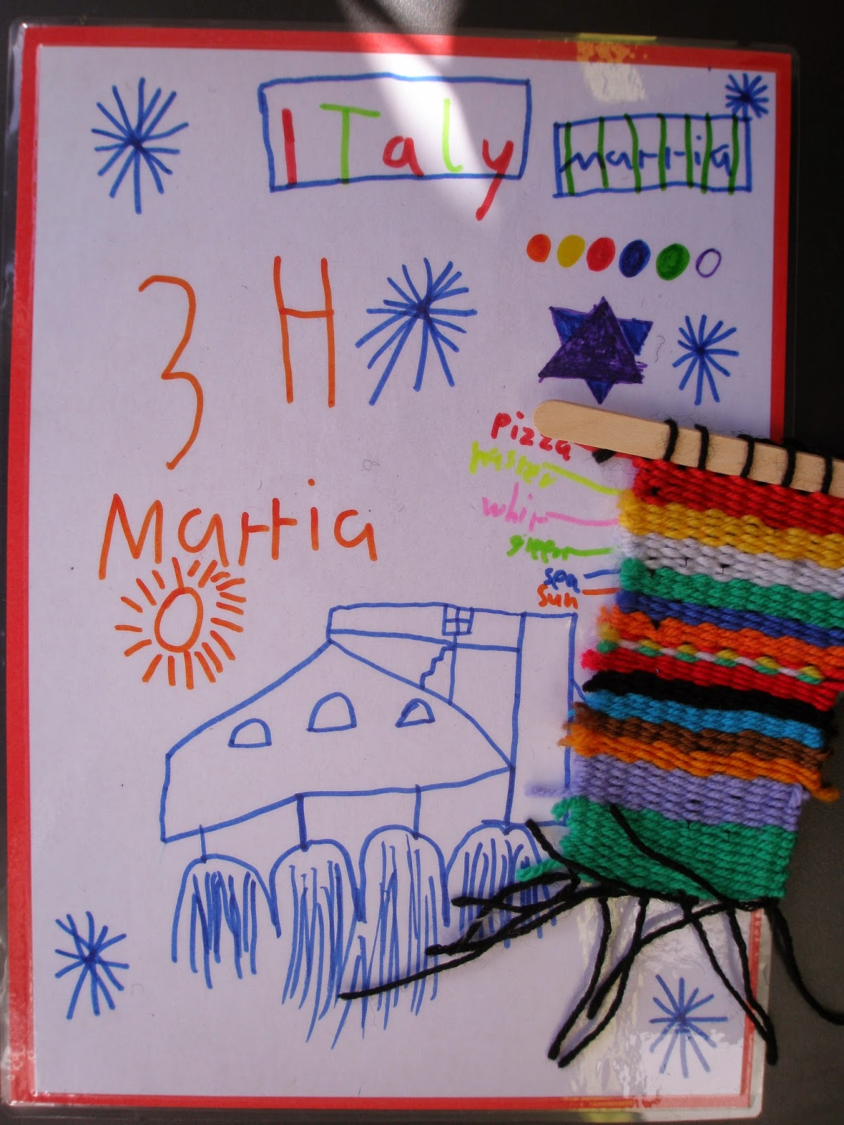 Elwood Primary Art: Textiles- Year 3 Weaving