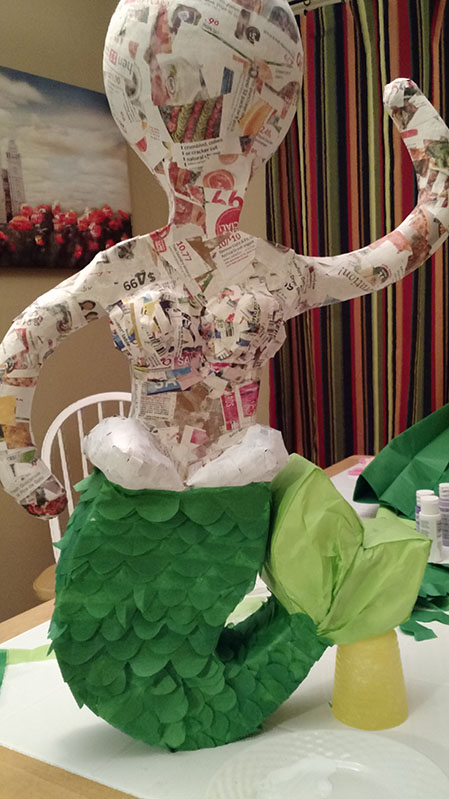 Get Your Craft On: Mermaid Piñata Tutorial