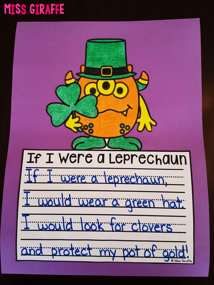 Miss Giraffe's Class: March Writing Activities and Bossy R Activities