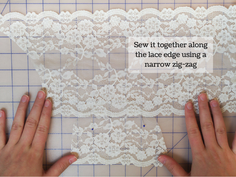 HOW TO: Making Your 6" Lace Go a Little Farther! - Emerald Erin