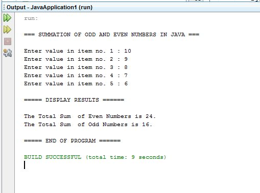 Free Programming Source Codes And Computer Programming Tutorials Summation Of Odd And Even
