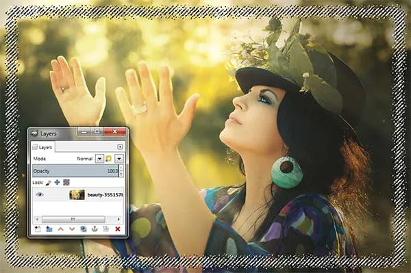 PhotoEffect: How To Create Photo Borders In GIMP