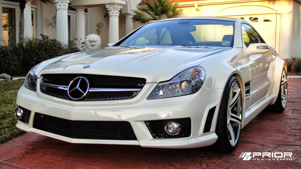 Mercedes-Benz SL65 AMG Prior Design on Forgiato Wheels | BENZTUNING