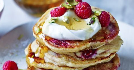 Ricotta and raspberry pancakes - All Daily Food