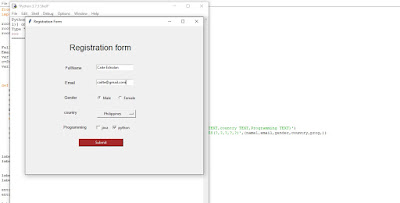 Registration Form With sqlite3 database using tkinter python | Tutorial101