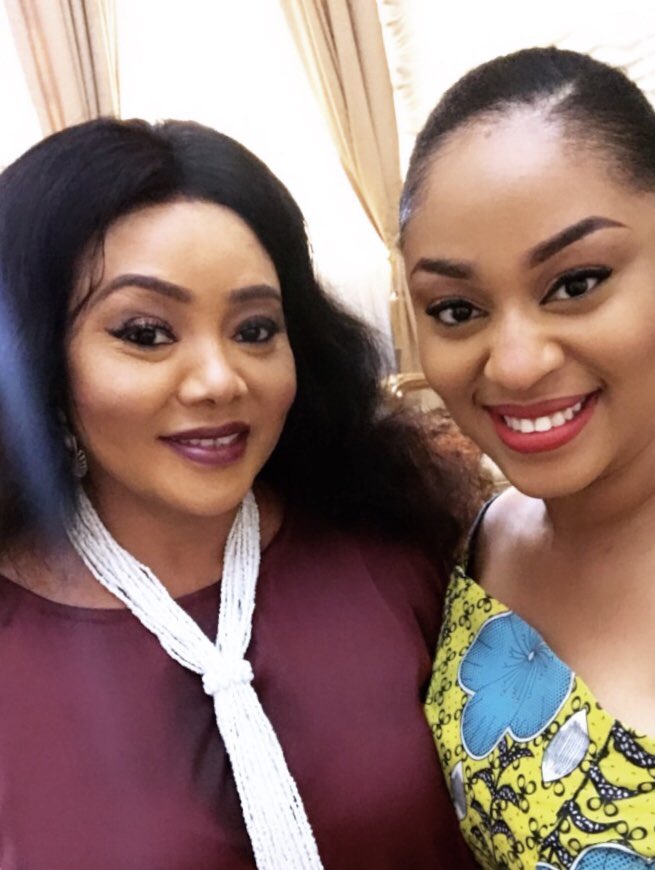 The ex-beauty queen and rapper shared photo and video with the actress ...