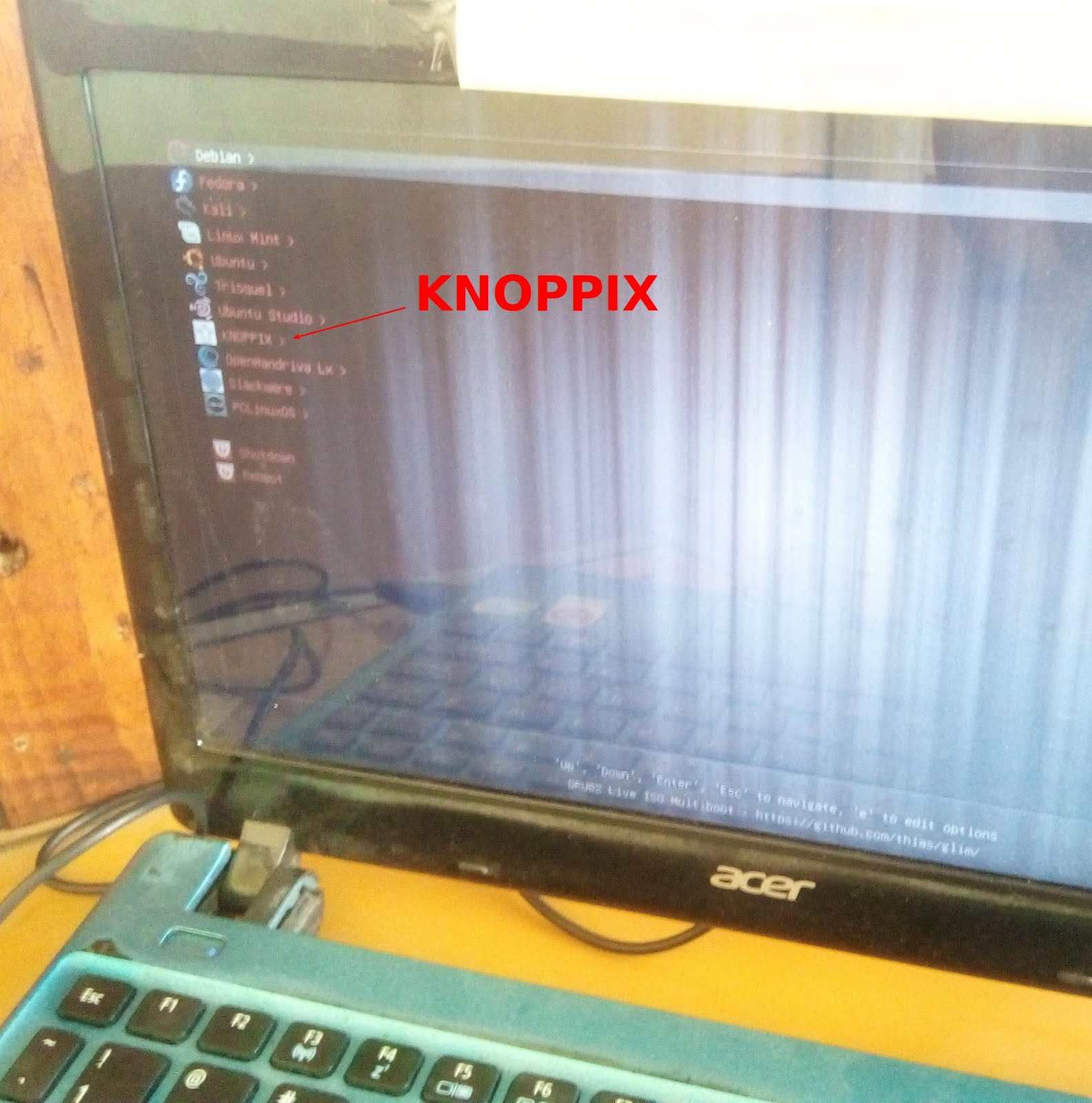 Making KNOPPIX 7.2 Works with GLIM Multiboot USB
