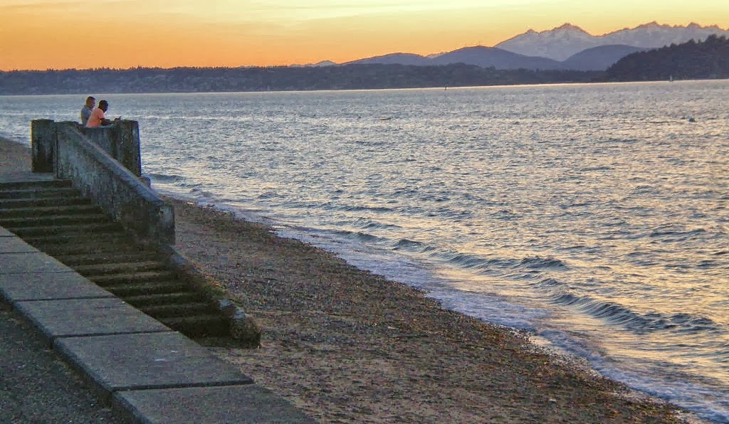 Urban Landscape, Native Landscape: Alki Beach at Sunset
