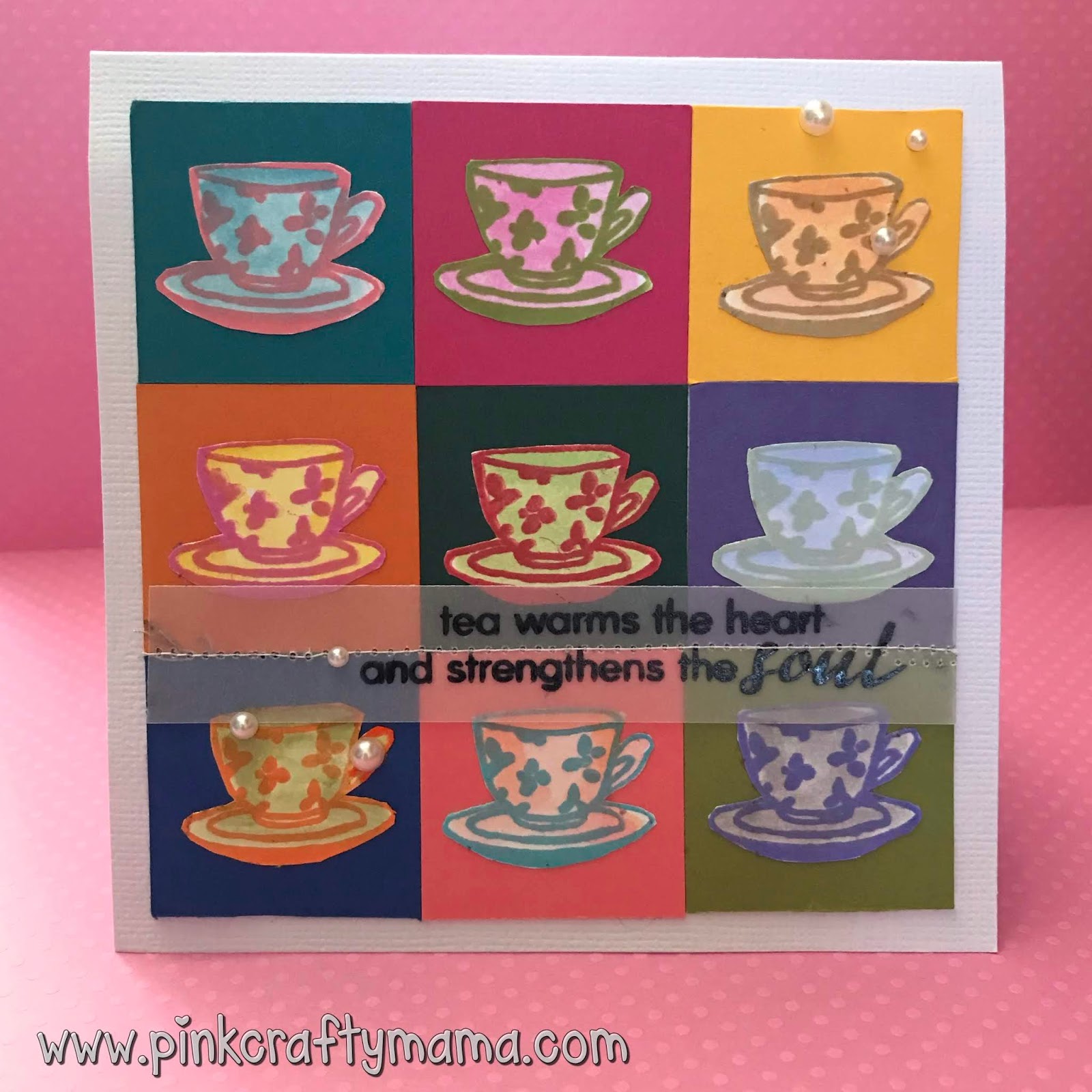 Pink Crafty Mama: Altenew Inspiration Challenge - A Pop Art Card