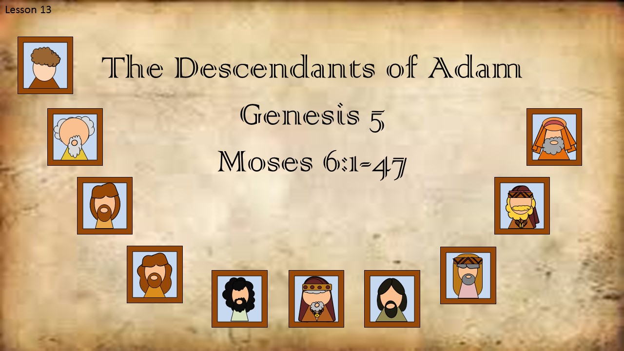 Old Testament Seminary Helps: Lesson 13 "The Descendants of Adam ...