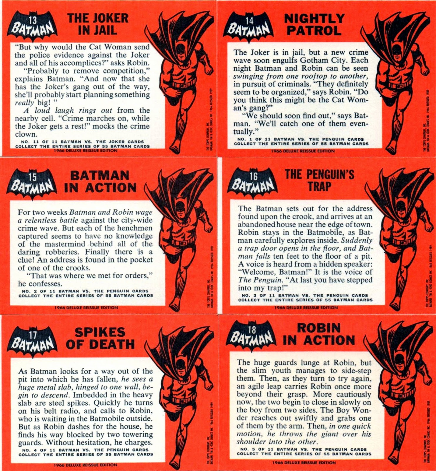 CRIVENS! COMICS & STUFF!: ZOWIE! TOPPS 1966 BATMAN CARDS - PART THREE...