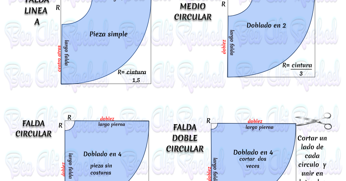 Trazos De Faldas Circulares